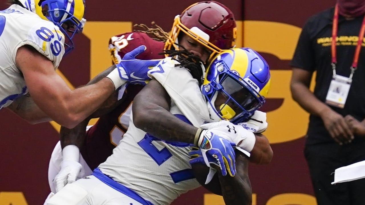 Los Angeles Rams running back Darrell Henderson hammers in a touchdown ...