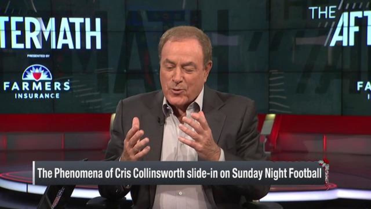 Al Michaels on Chris Collinsworth's slide-ins on 'Sunday Night Football ...