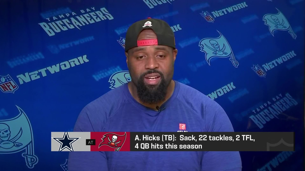 Tampa Bay Buccaneers defensive end Akiem Hicks previews Cowboys-Bucs ...