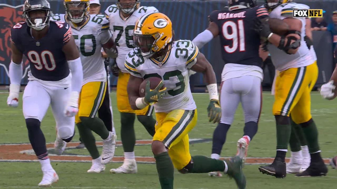 Green Bay Packers running back Aaron Jones' best plays from 2-TD game ...