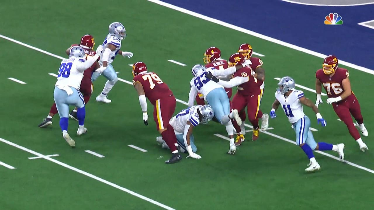 The Dallas Cowboys collapse the pocket on Washington Football Team ...