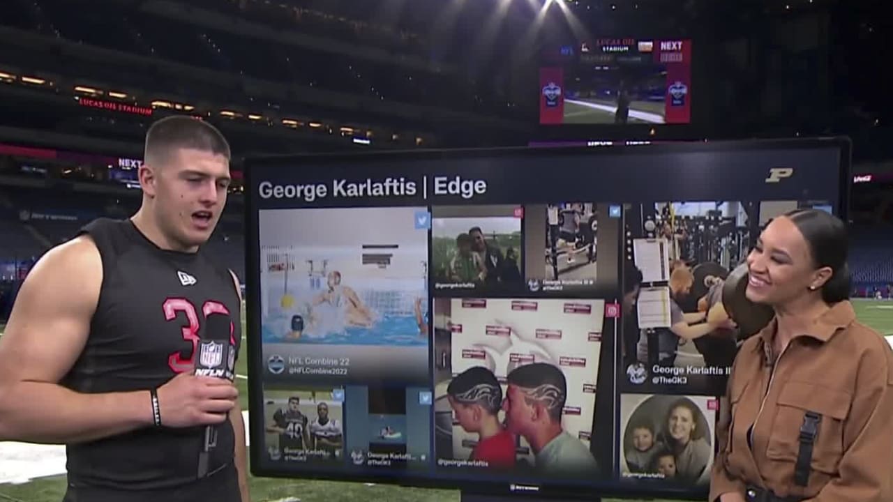 Defensive lineman George Karlaftis shares how his football journey started