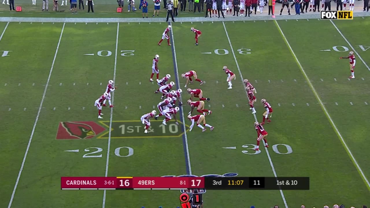 DeForest Buckner hustles to lock down edge with sack on Kyler Murray