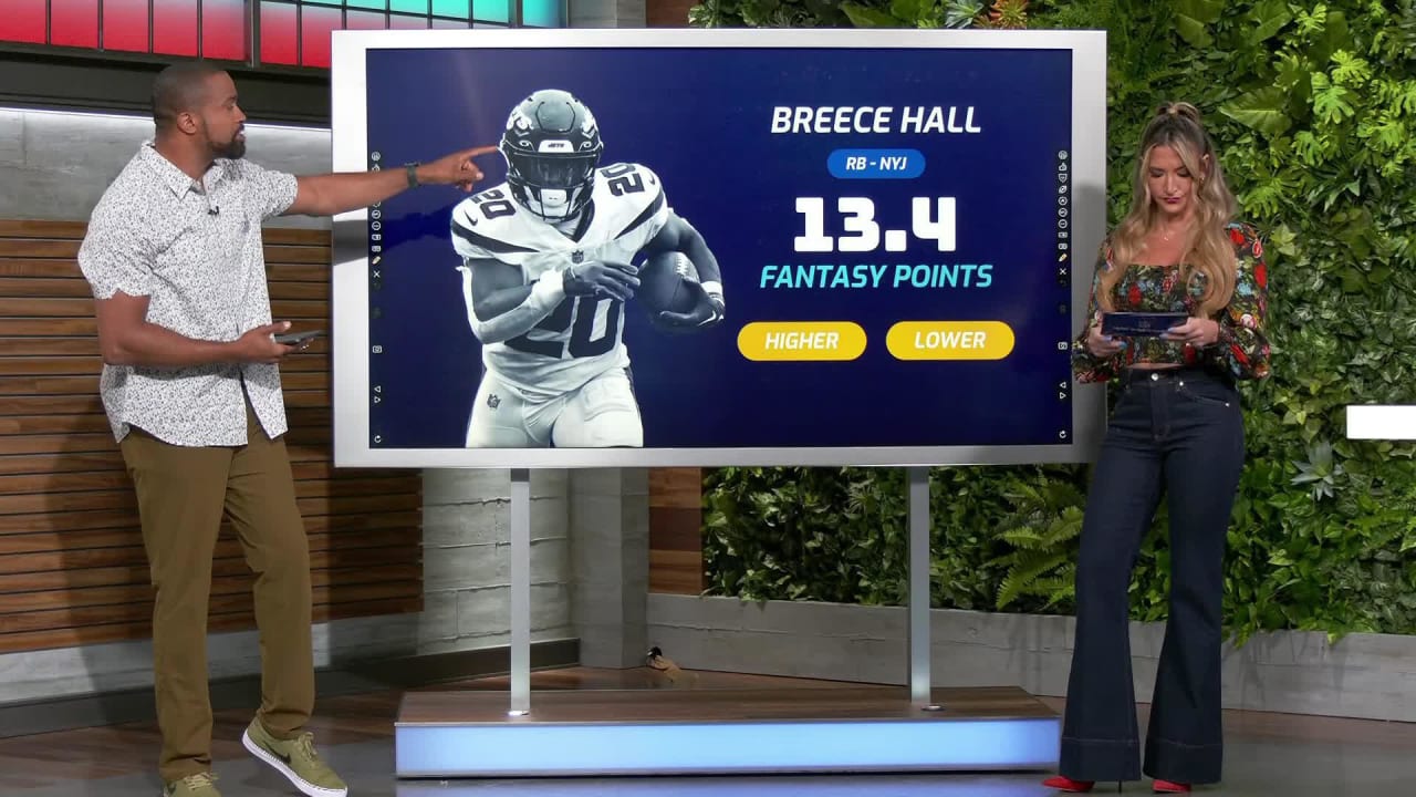 Projecting Breece Hall's point total for Week 6 | 'NFL Fantasy Live'