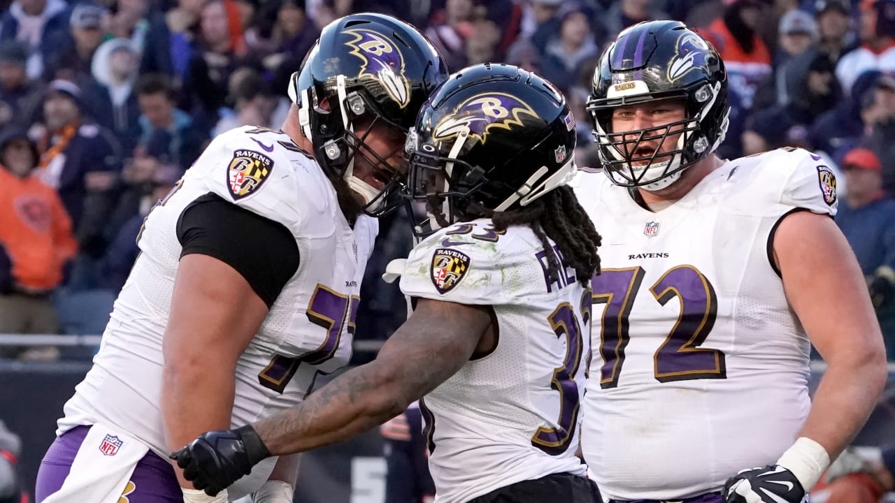 Baltimore Ravens running back Devonta Freeman plows ahead for go-ahead ...