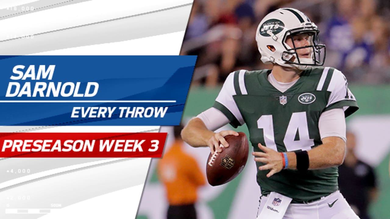 Every Sam Darnold throw | Preseason Week 3