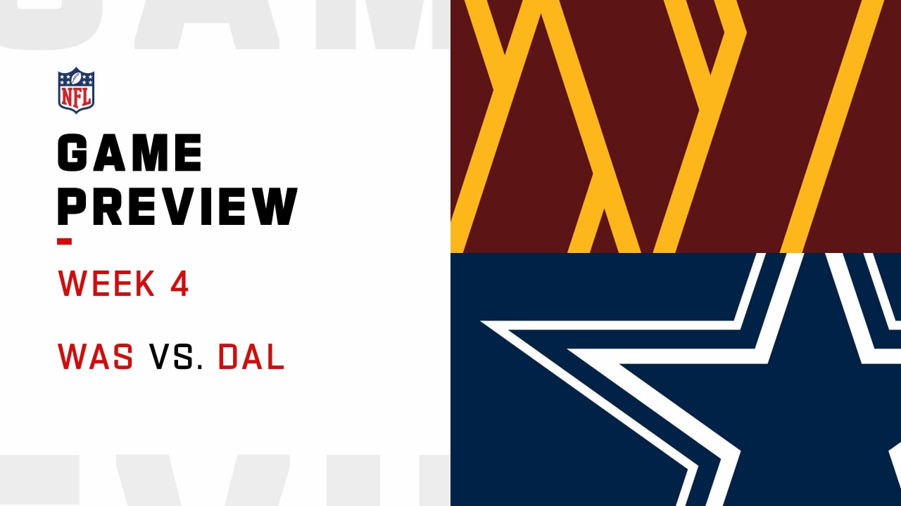 Washington Commanders vs. Dallas Cowboys preview | Week 4
