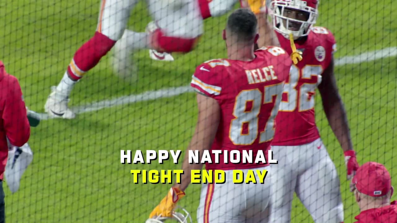 Mic'd Up: Travis Kelce wishes everyone a happy National Tight End Day ...