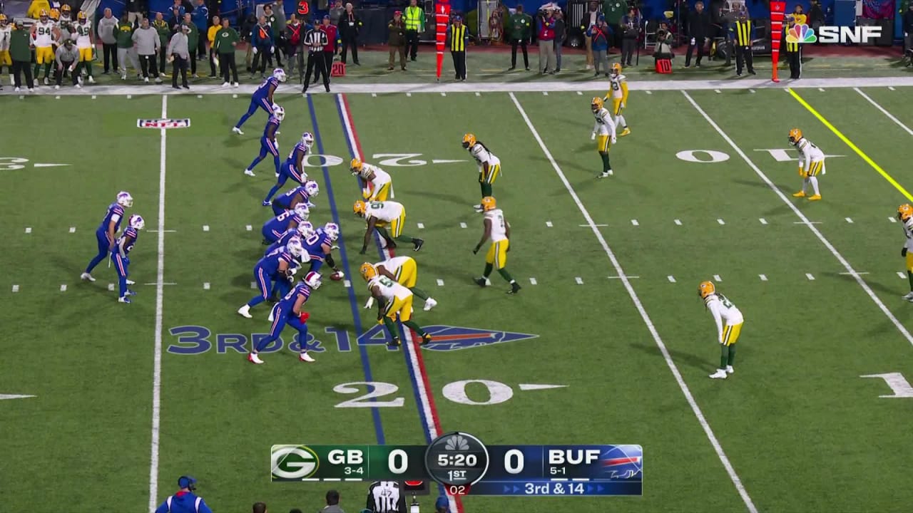 Buffalo Bills quarterback Josh Allen's best plays from his 2-TD game against the Green Bay ...