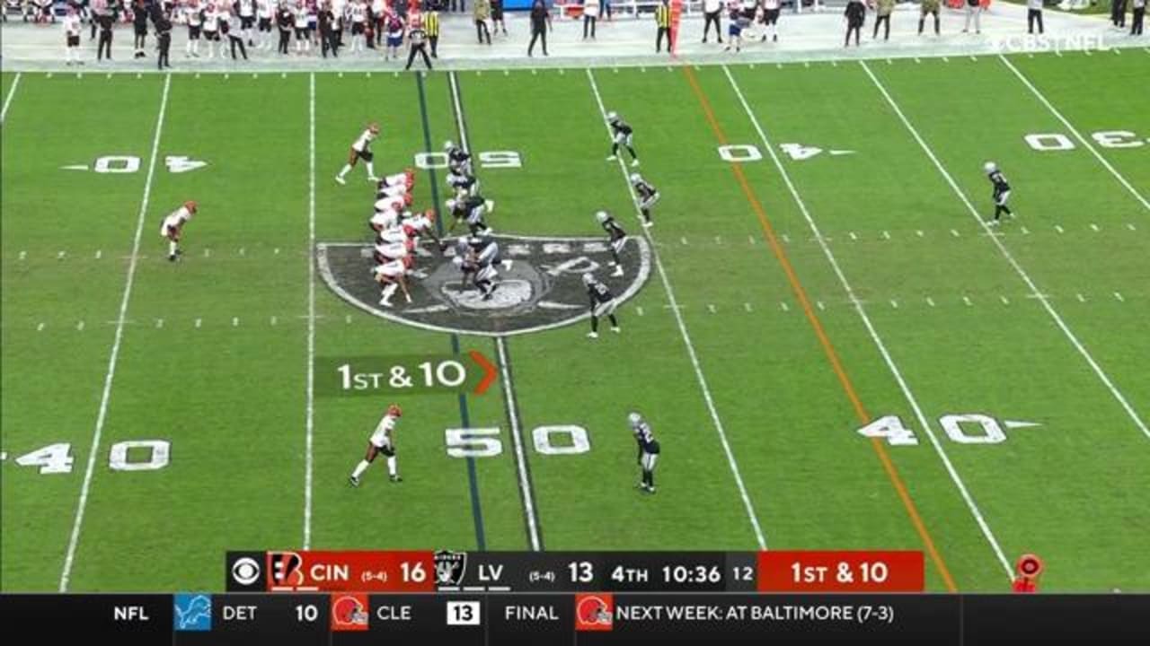 Las Vegas Raiders safety Trevon Moehrig covers major ground to prevent ... Las Vegas Raiders safety Trevon Moehrig covers major ground to prevent ...