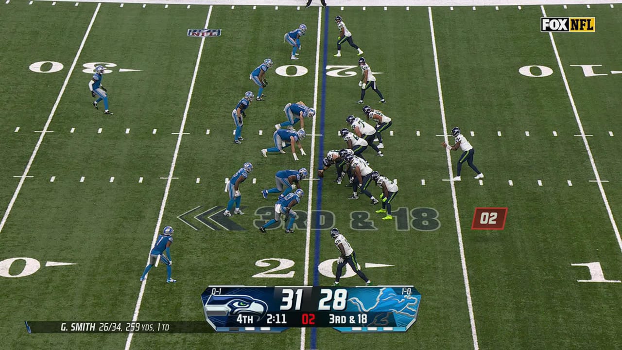 Detroit Lions linebacker Alex Anzalone ends Geno Smith's unreal ...
