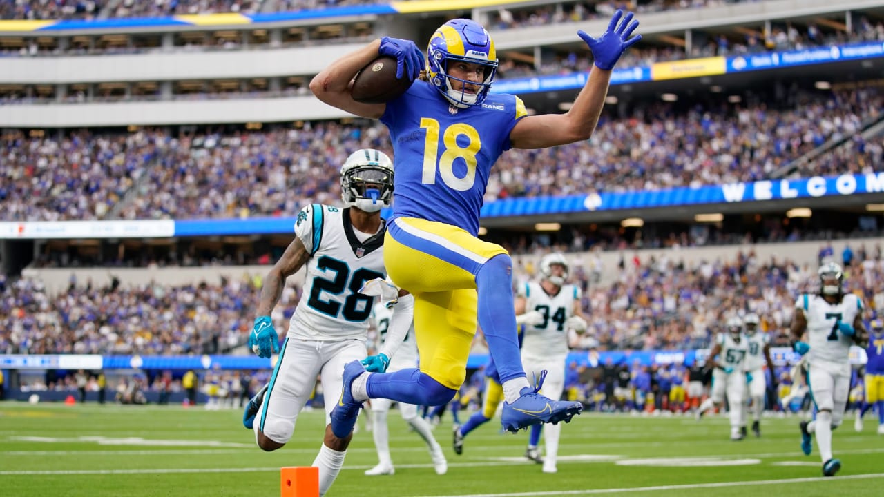 Los Angeles Rams wide receiver Allen Robinson's perimeter block springs ...