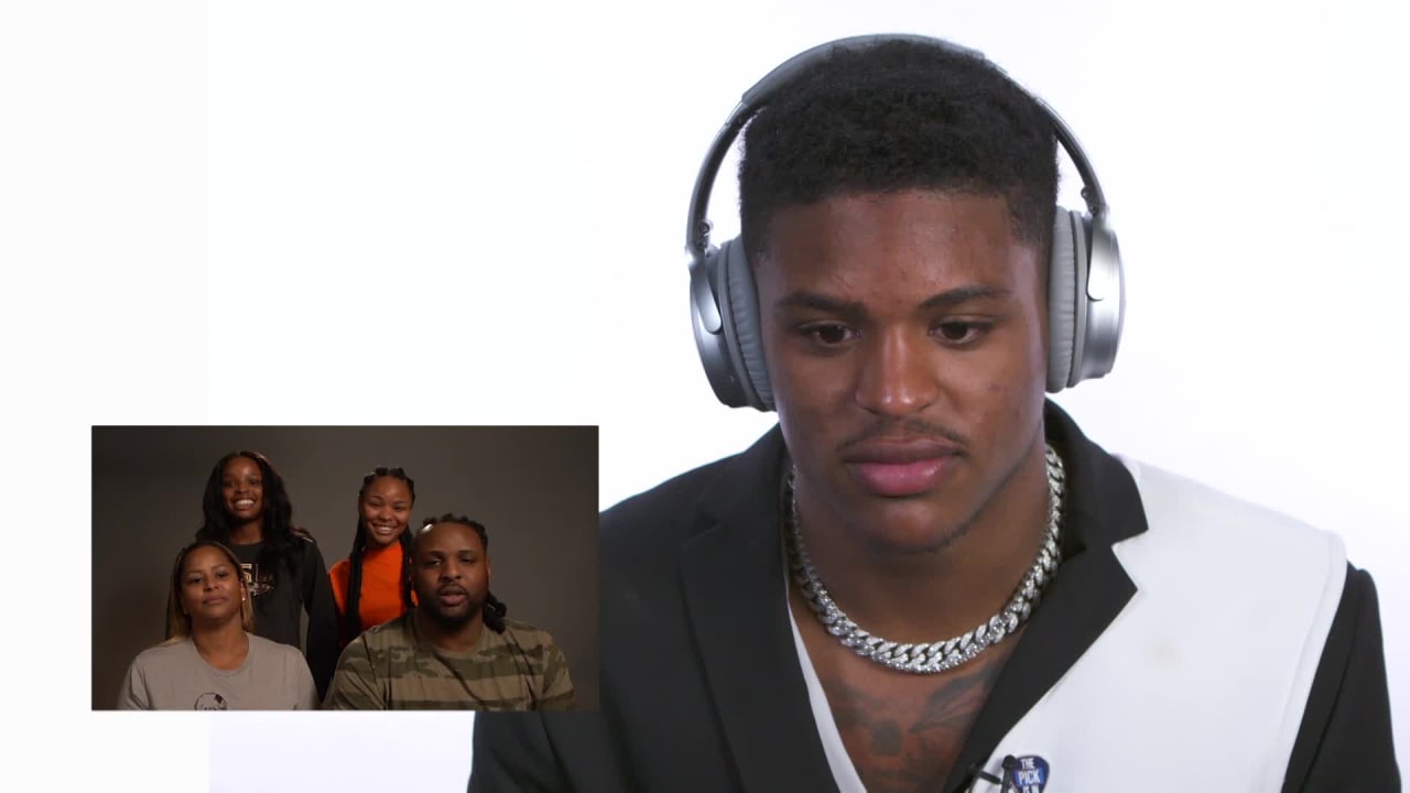 Pittsburgh Steelers rookie linebacker Devin Bush has emotional response ...