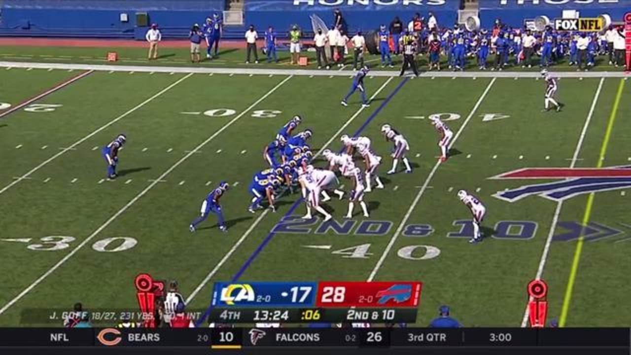 Los Angeles Rams wide receiver Robert Woods takes a fly sweep for a 15 ...