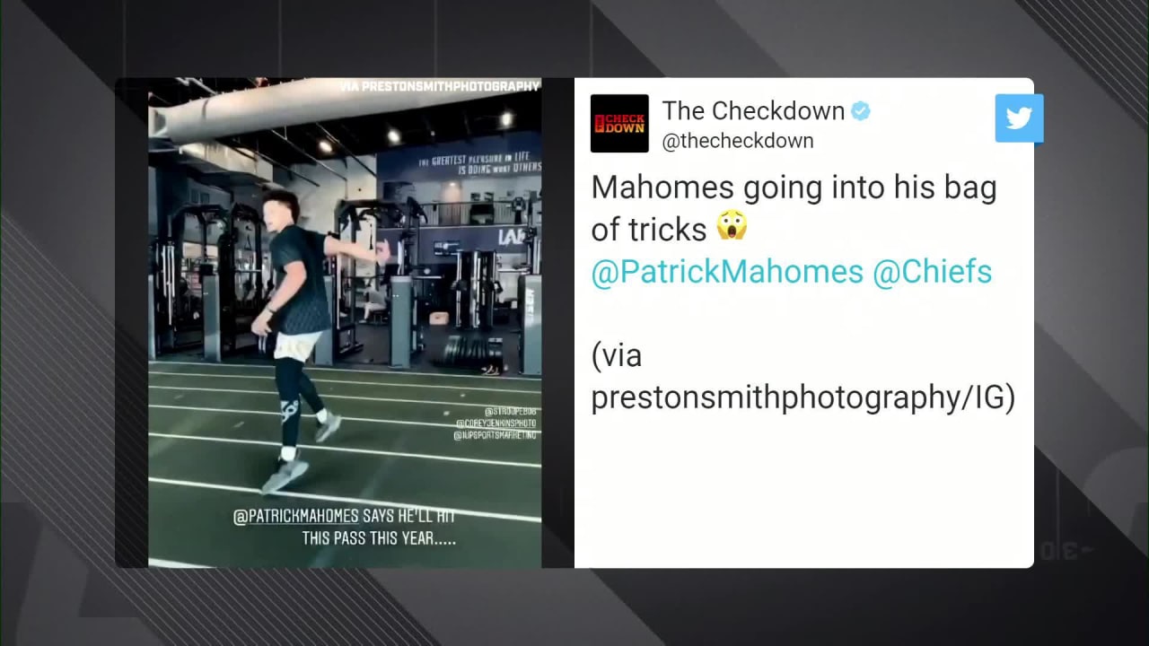 Kansas City Chiefs quarterback Patrick Mahomes showcases behind-the ...