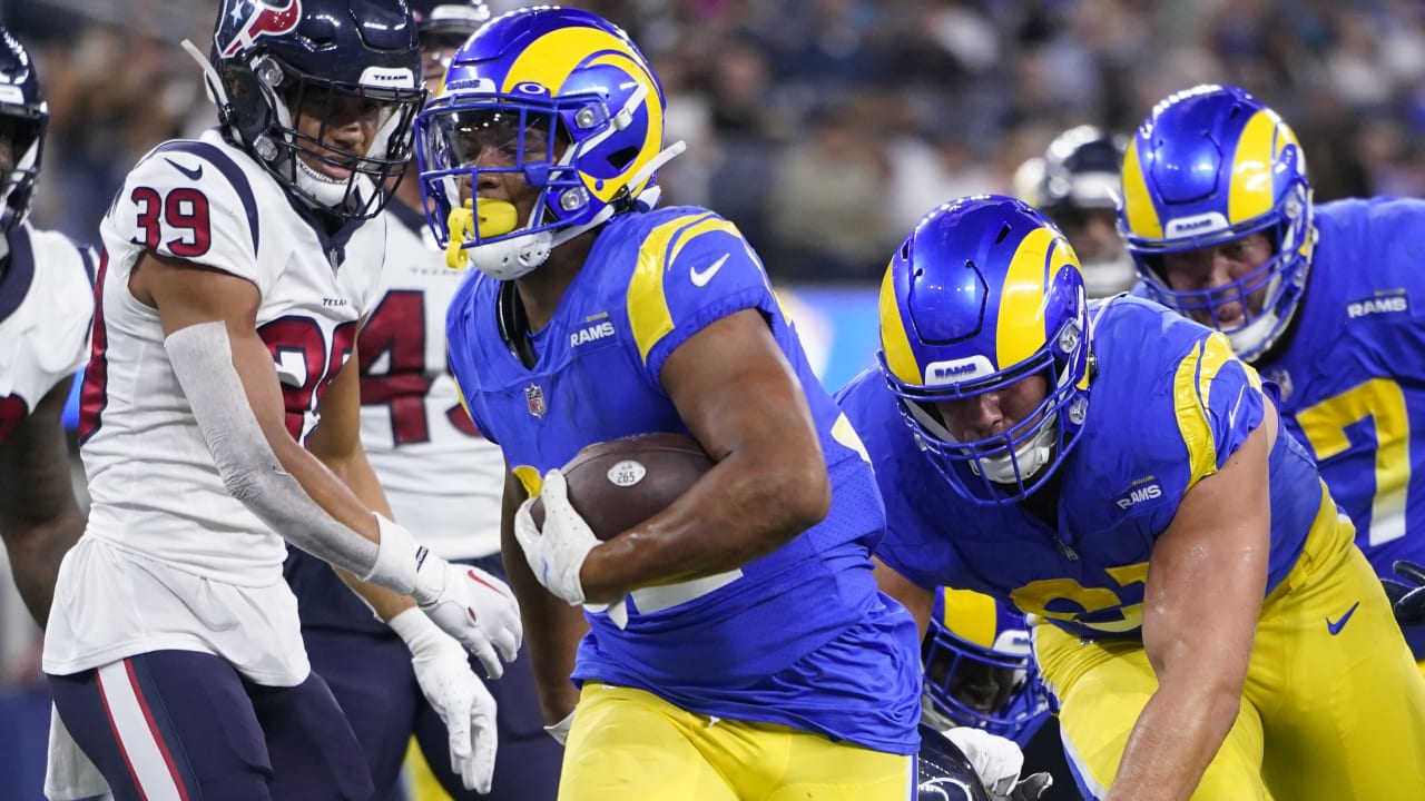 Los Angeles Rams running back Trey Ragas channels former Rams running ...