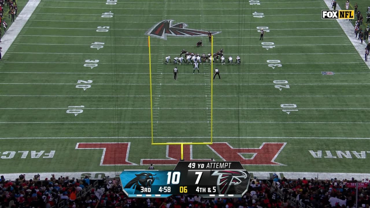 Atlanta Falcons kicker Younghoe Koo's 49-yard FG ties game at 10 in ...