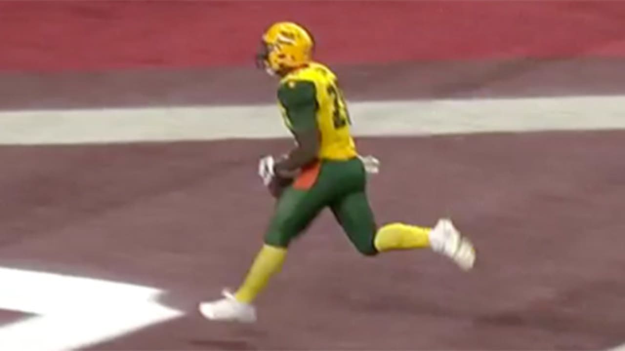 Arizona Hotshots running back Tim Cook shows off his moves and gets ...