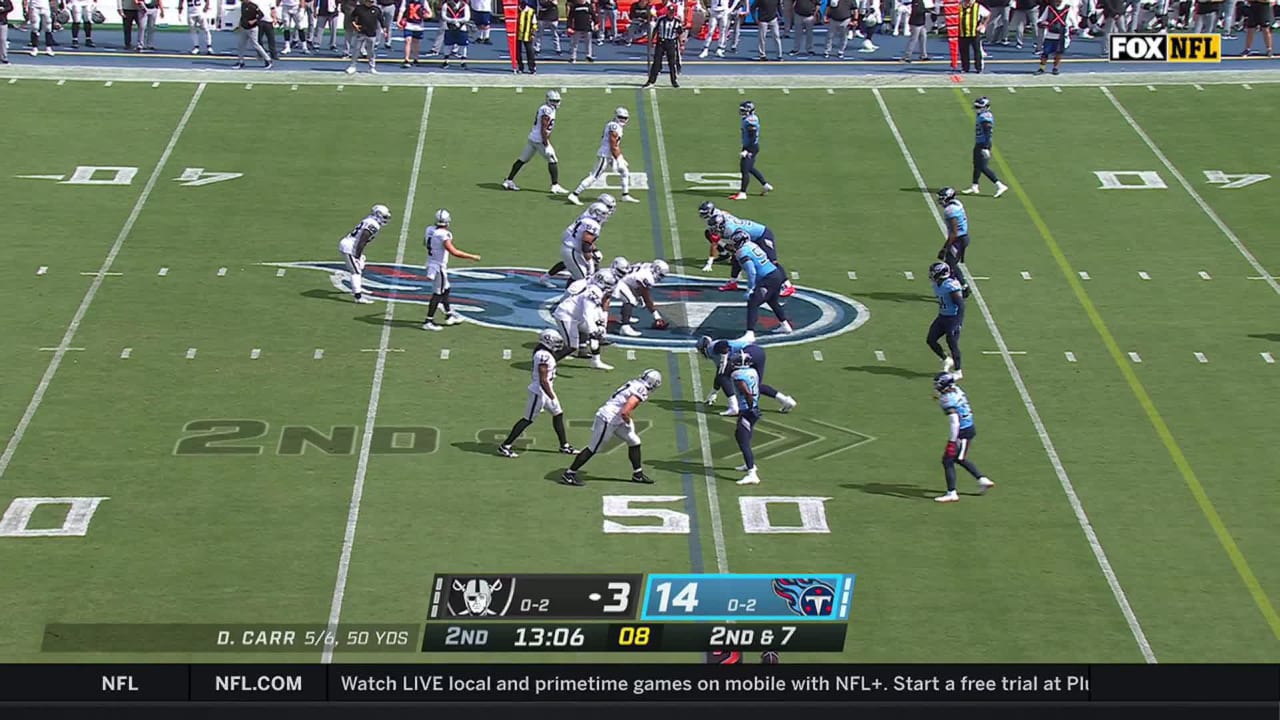 Las Vegas Raiders tight end Foster Moreau's toe-drag swag is impeccable ...