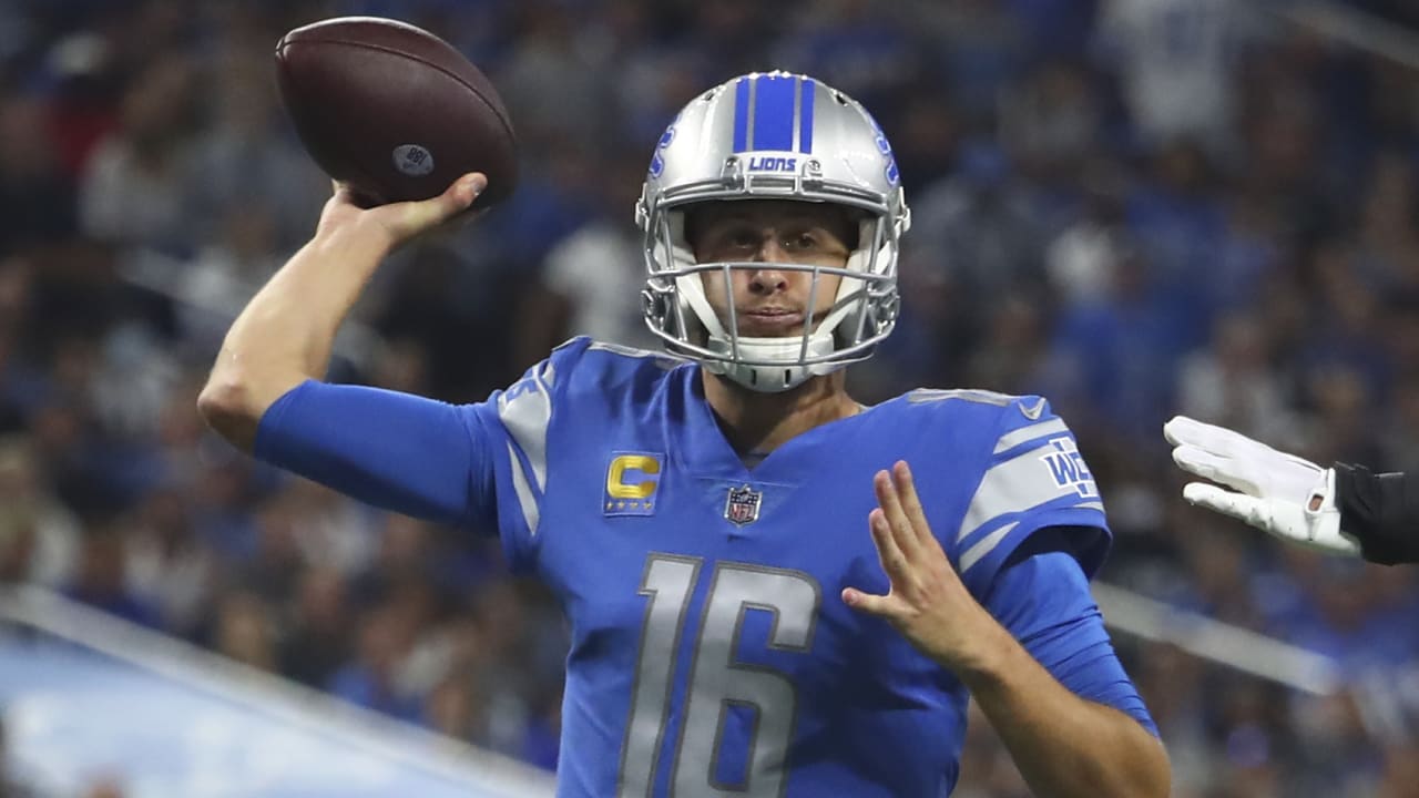 Detroit Lions quarterback Jared Goff lasers TD pass to wide receiver ...