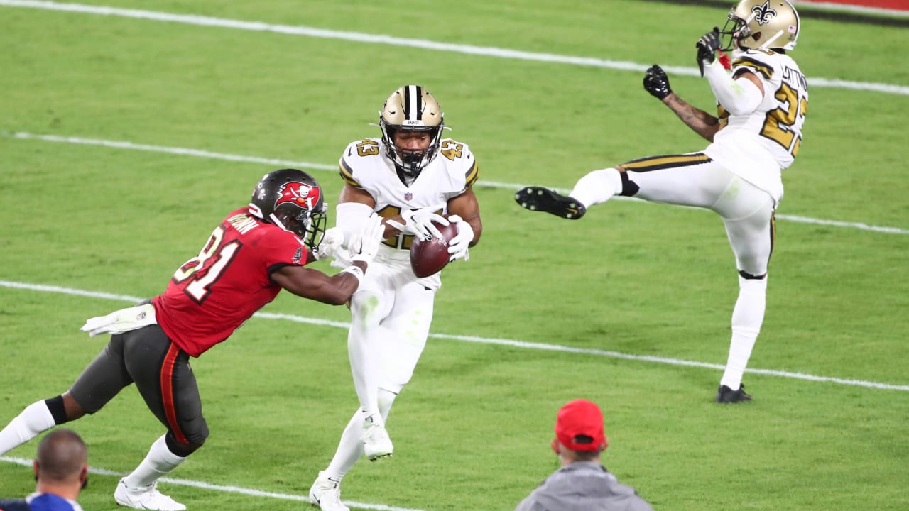 New Orleans Saints safety Marcus Williams grabs Tampa Bay Buccaneers ...