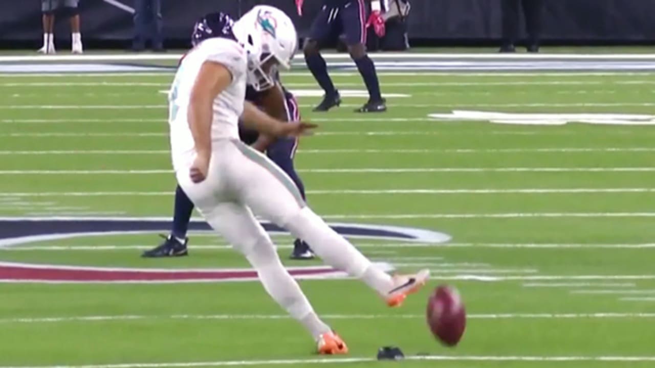 Dolphins' surprise onside kick attempt fails