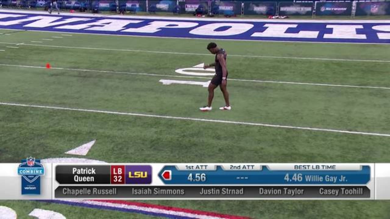 Patrick Queen's 2020 combine workout