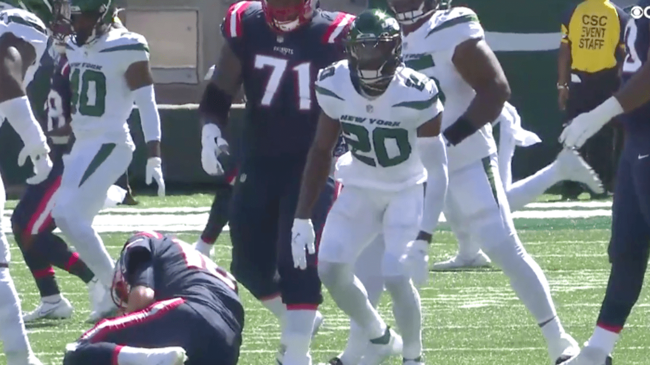 New York Jets free safety Marcus Maye is too quick off the edge for ...