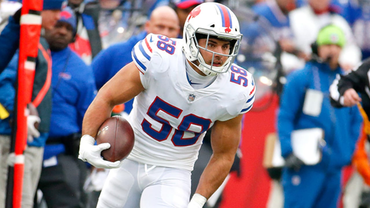 Matt Milano intercepts Bortles' tipped pass