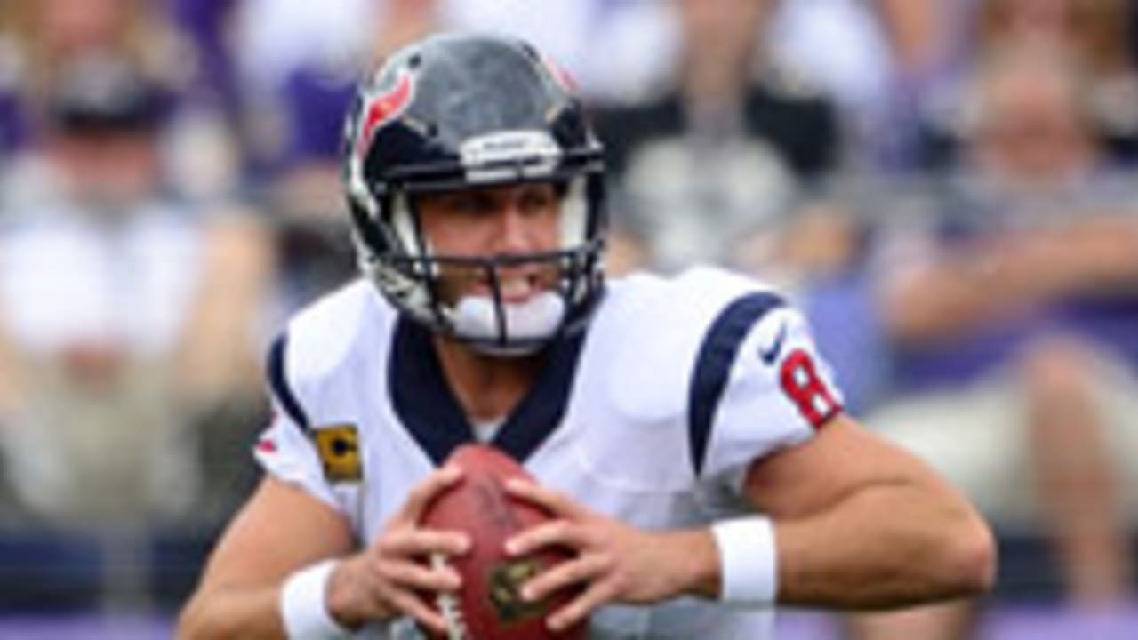 Houston Texans' Matt Schaub looks to overcome adversity