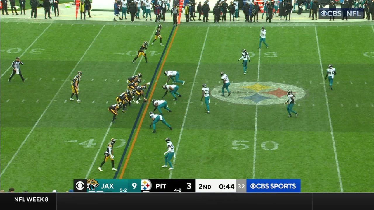 Pittsburgh Steelers wide receiver Diontae Johnson's diving toe-tap ...