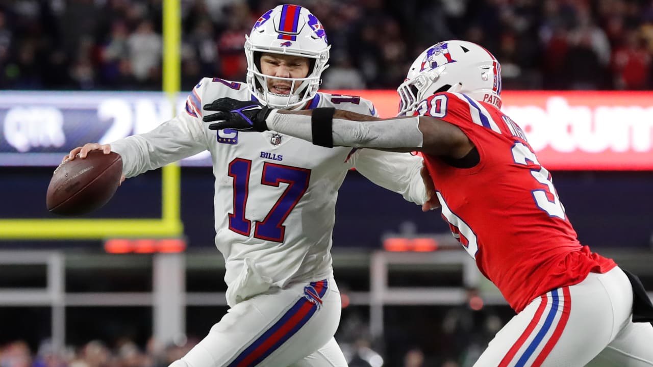 Buffalo Bills quarterback Josh Allen's unorthodox shotput-style pass ...