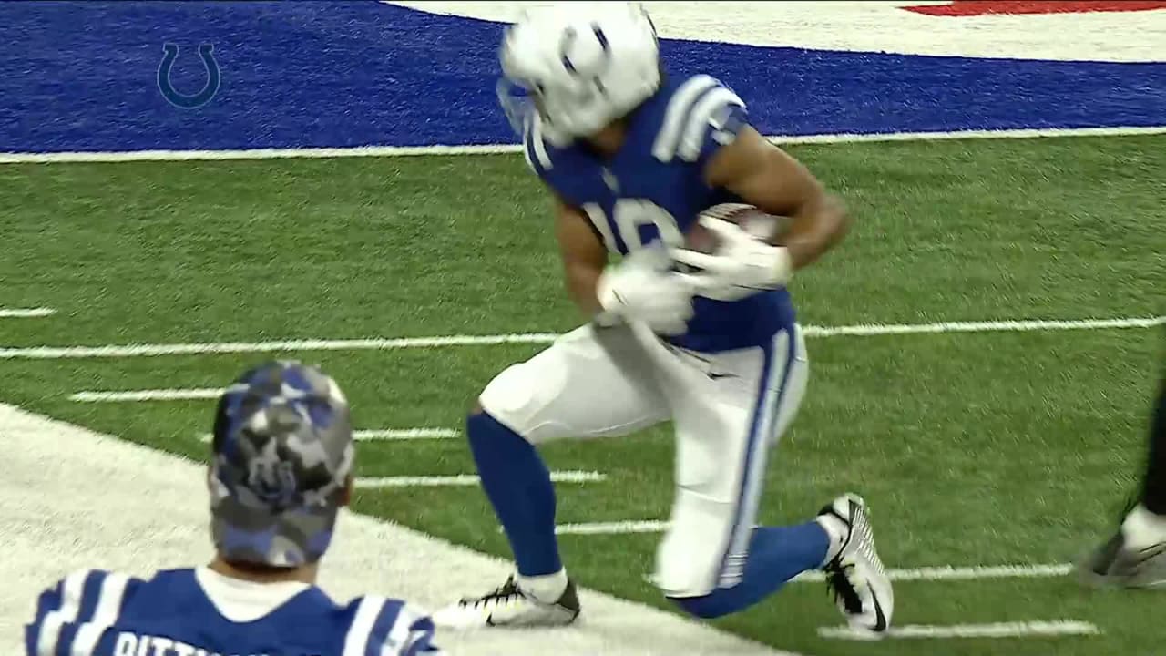 Indianapolis Colts wide receiver Dezmon Patmon turns short WR screen ...