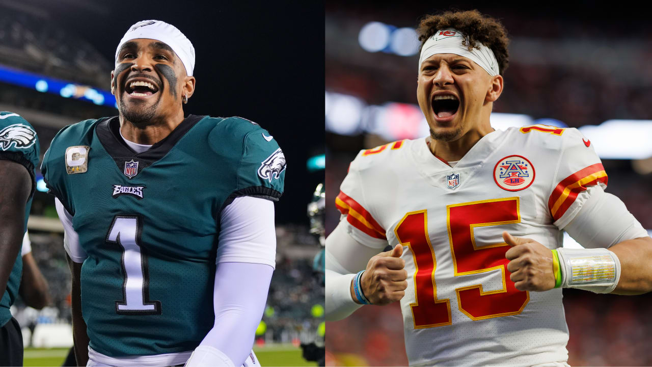 Philadelphia Eagles quarterback Jalen Hurts, Kansas City Chiefs ... Philadelphia Eagles quarterback Jalen Hurts, Kansas City Chiefs ...