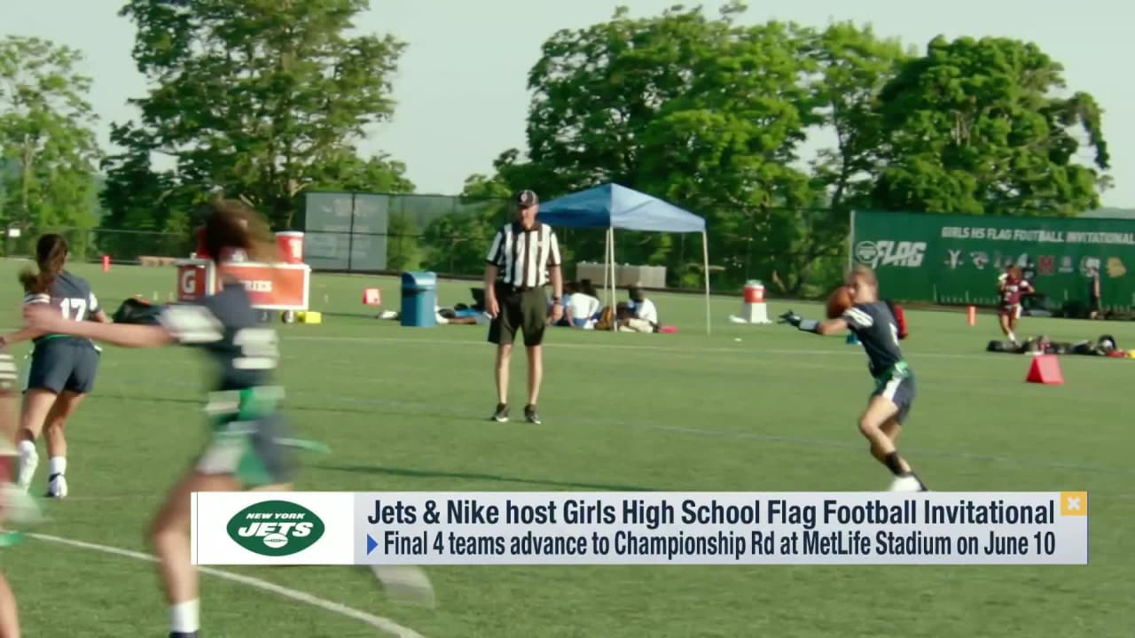 New York Jets, Nike host Girls High School Flag Football Invitational