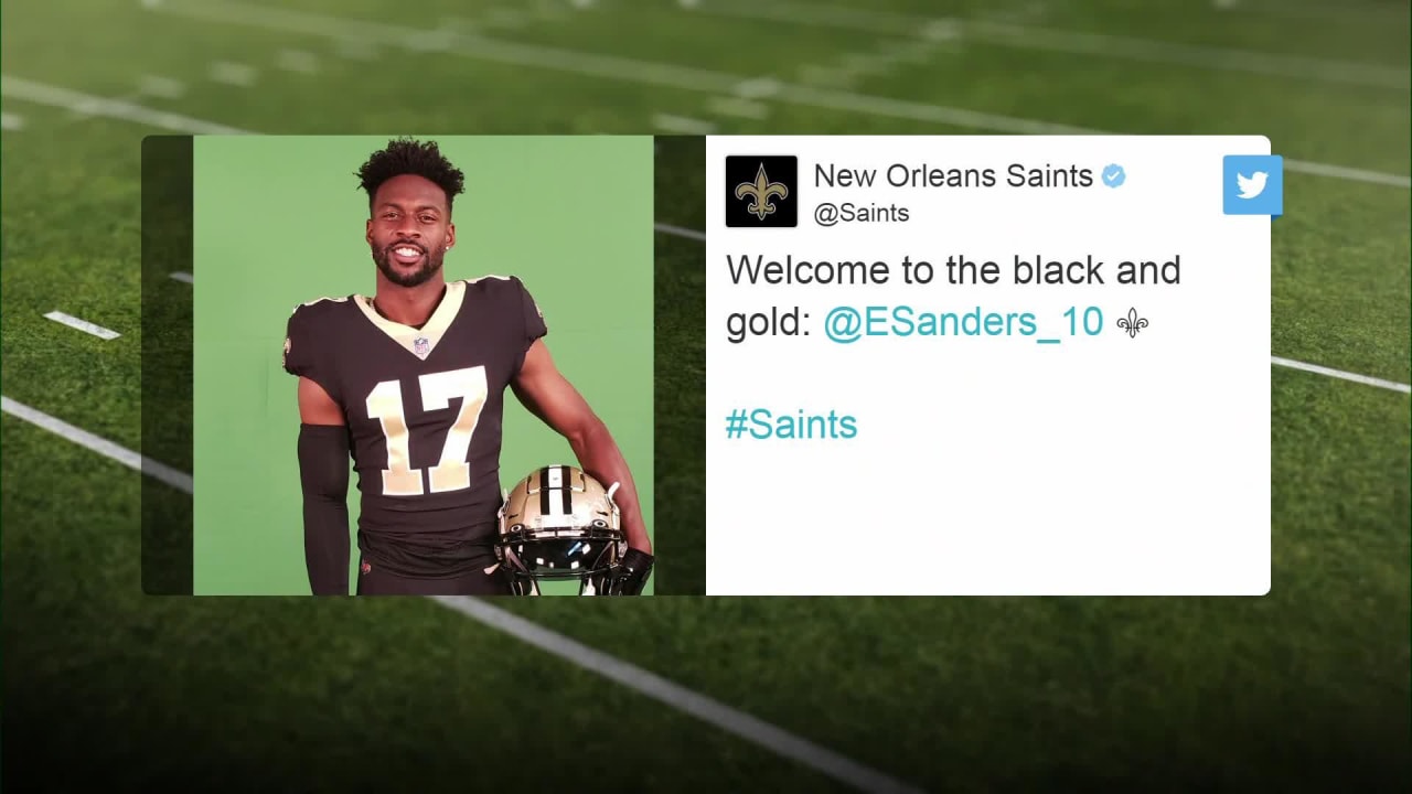First look: New Orleans Saints wide receiver Emmanuel Sanders dons new ...