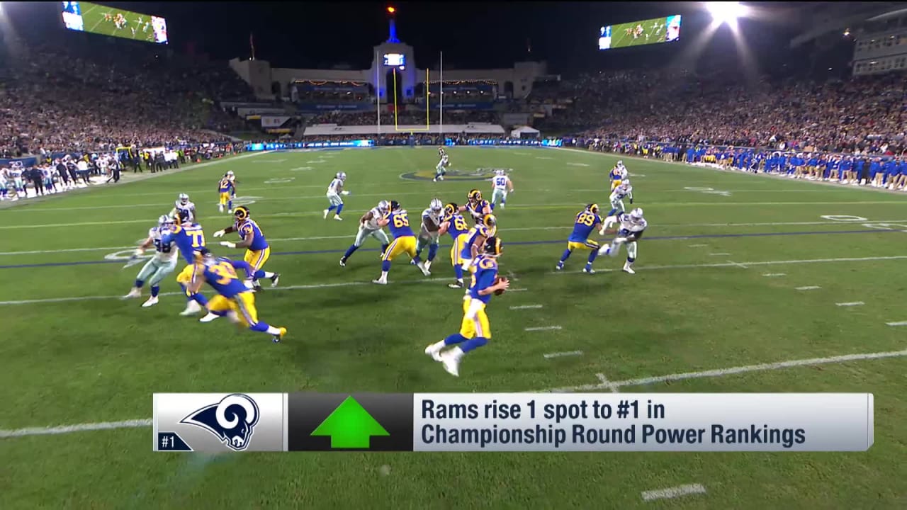 Los Angeles Rams rise one spot to No. 1 in Championship Sunday | NFL ...