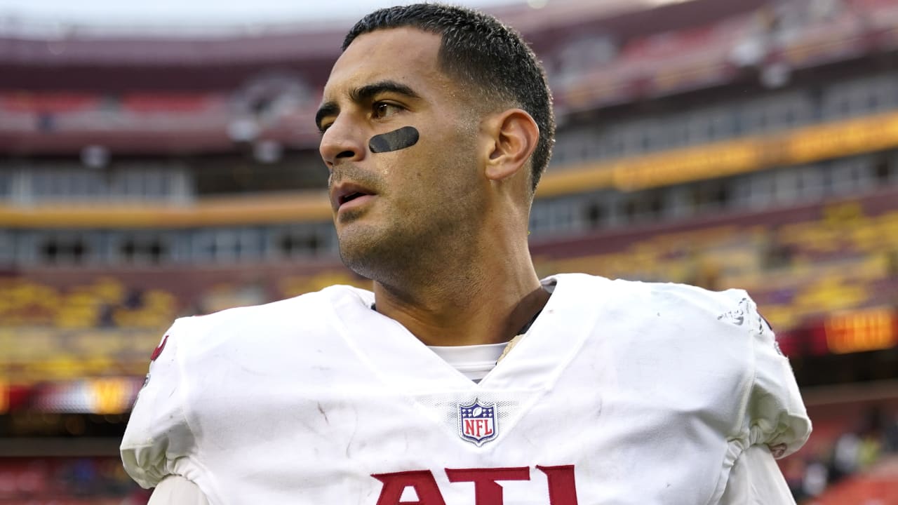 Falcons QB Marcus Mariota placed on injured reserve, will undergo knee ...