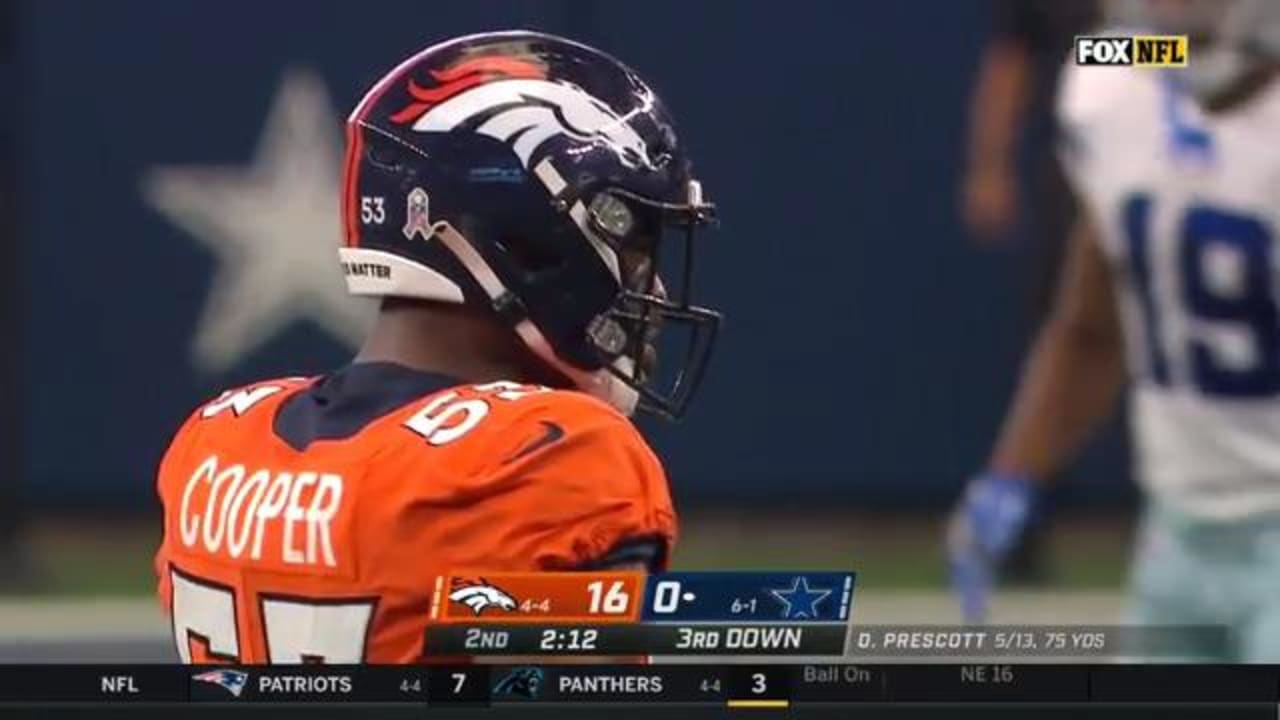 Denver Broncos linebacker Jonathon Cooper sneaks up on Dallas Cowboys ...