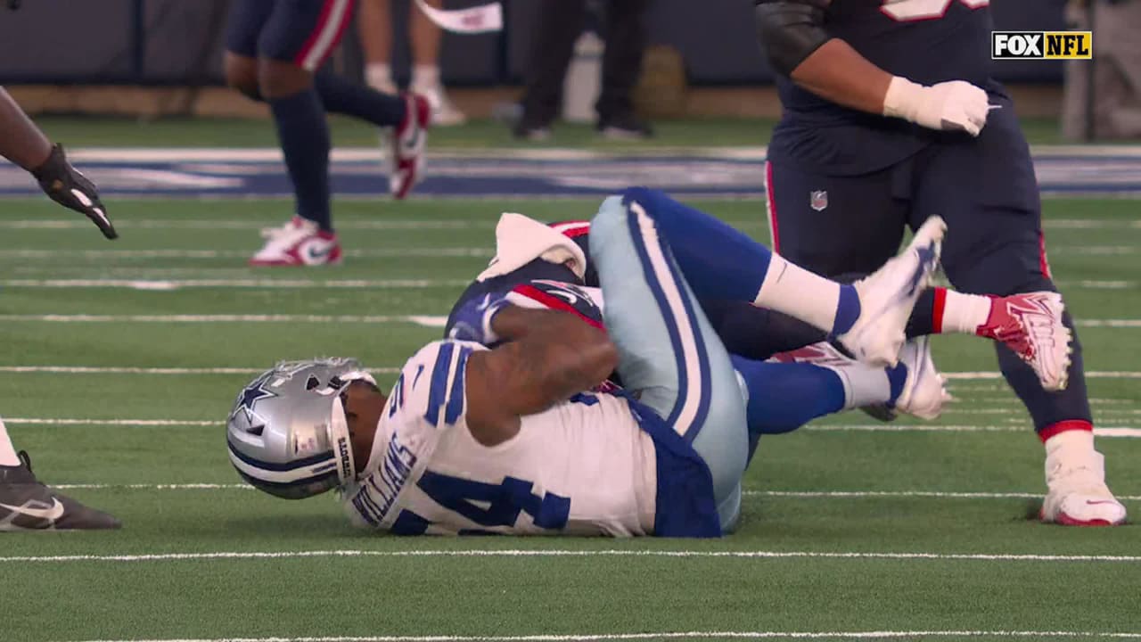 Dallas Cowboys linebacker Micah Parsons' pressure of quarterback Bailey ...