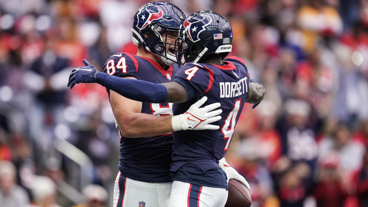 Houston Texans tight end Teagan Quitoriano grabs his second career TD ...