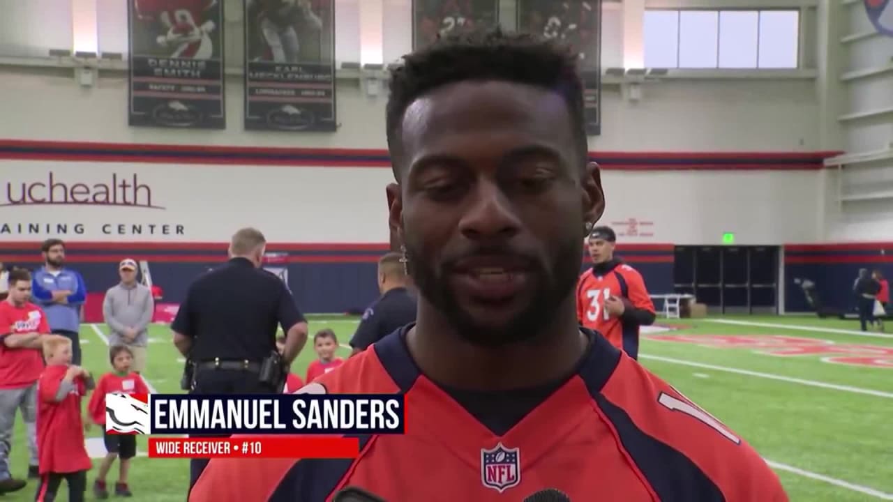 Denver Broncos wide receiver Emmanuel Sanders discusses impact on ...