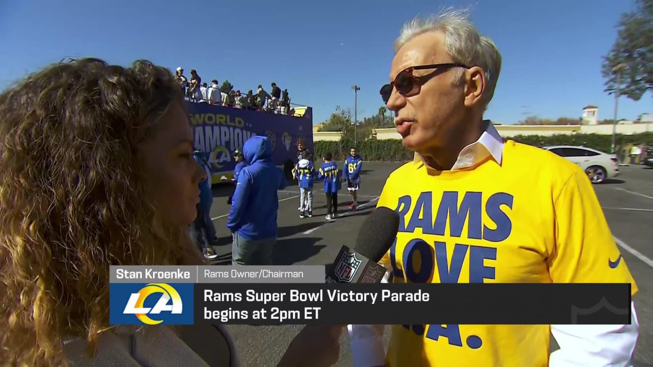 Los Angeles Rams owner and chairman Stan Kroenke expresses excitement ...