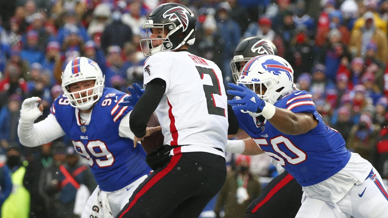 Buffalo Bills defensive end Greg Rousseau crushes Atlanta Falcons ...