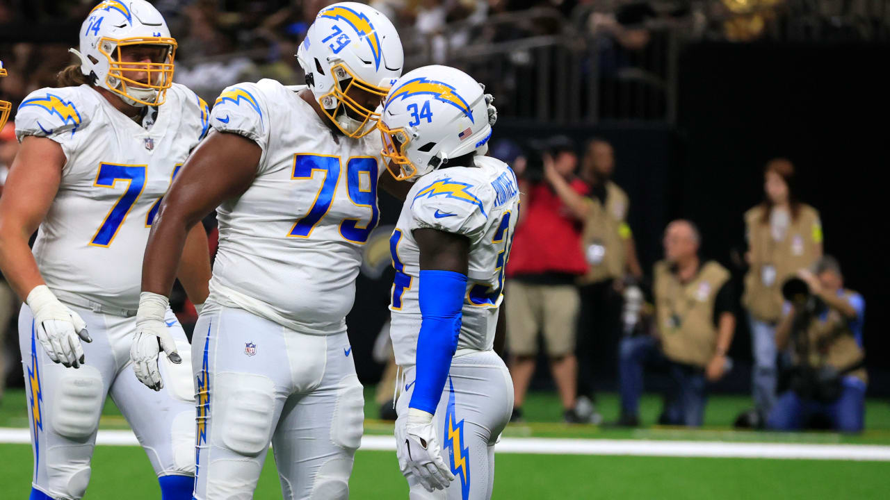 Los Angeles Chargers running back Larry Rountree III will not be denied ...