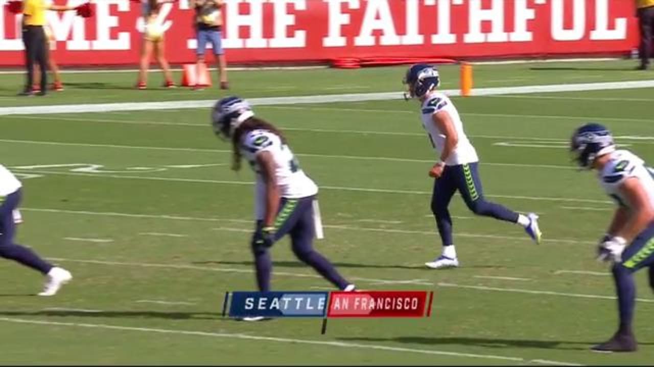 Seattle Seahawks set offense up at 49ers' 13-yard line after recovering ...