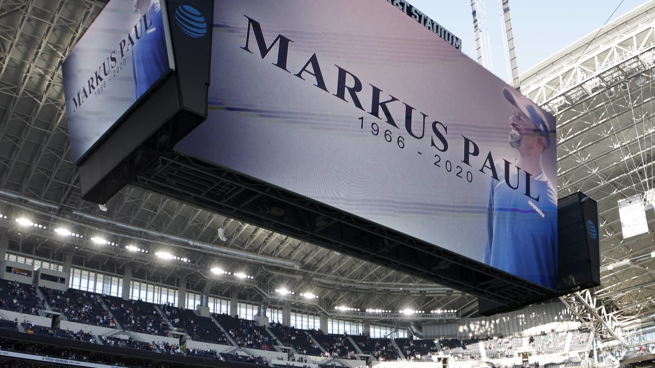 Cowboys wear helmet decals, hold moment of silence in honor of Markus Paul