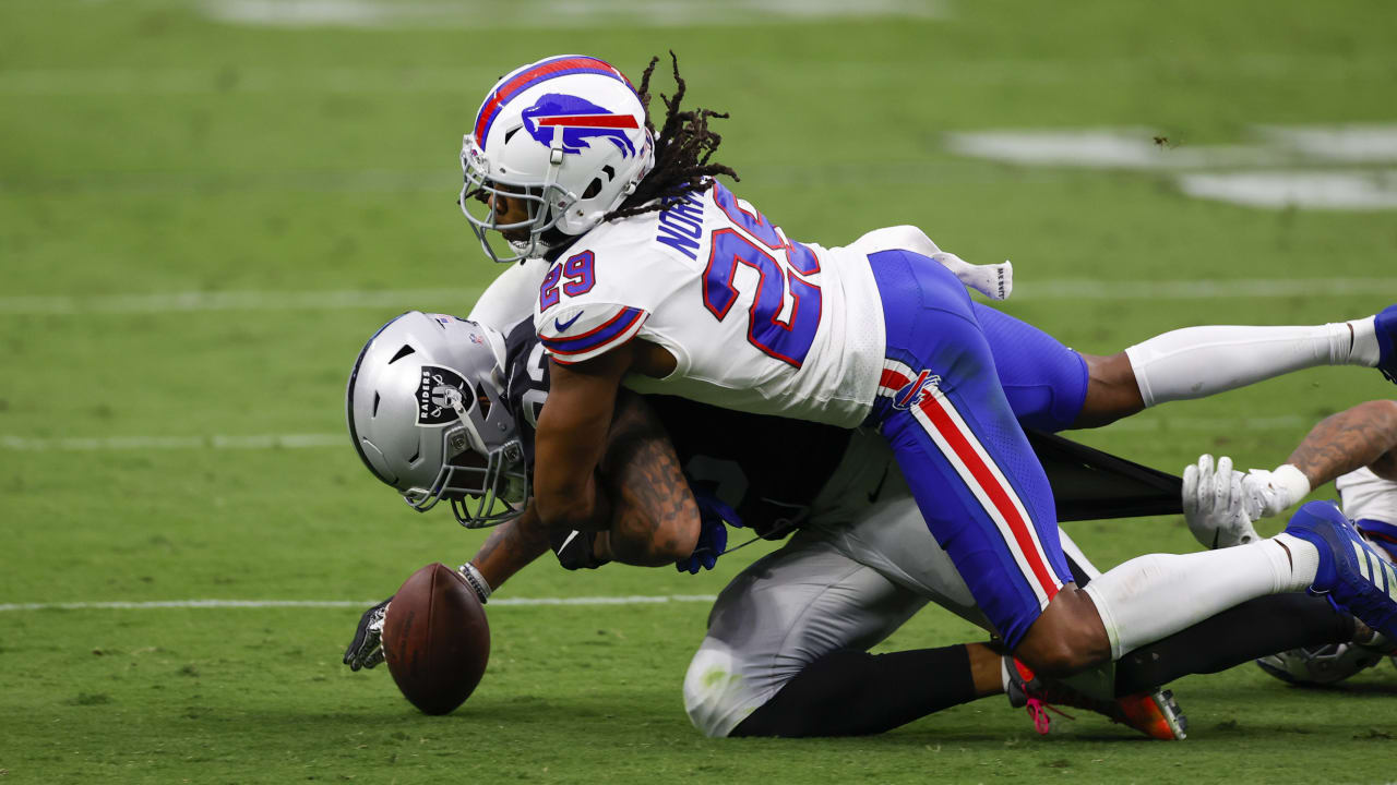 Peanut punch! Buffalo Bills cornerback Josh Norman forces and recovers ...