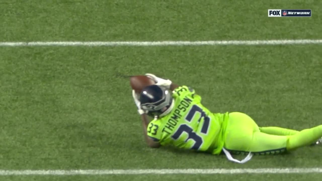 Can't-Miss Play: Tedric Thompson's TERRIFIC diving INT comes at a huge ...