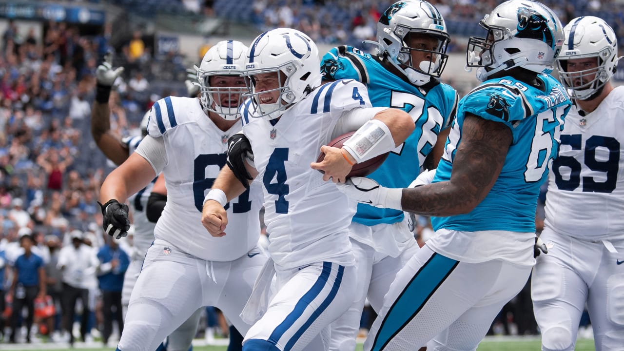 Every play by Indianapolis Colts Sam Ehlinger from NFL debut ...